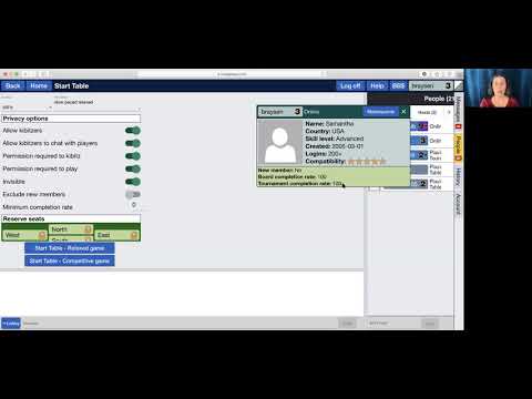 BBO Table options