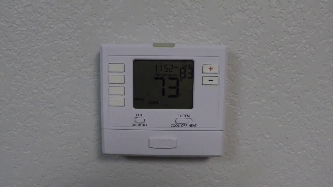 Program Your T705 Programmable Thermostat