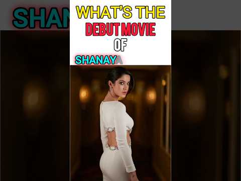 Shanaya kapoor's debut movie #shanayakapoor #bollywood