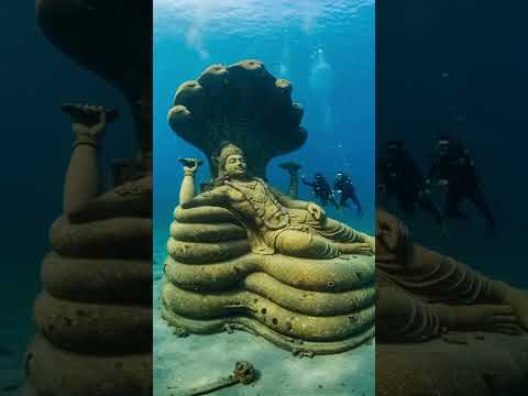 "Lord Vishnu's Temple:"* is underwater near Bali,Indonesia. It is said to be 5,000+ Years old
