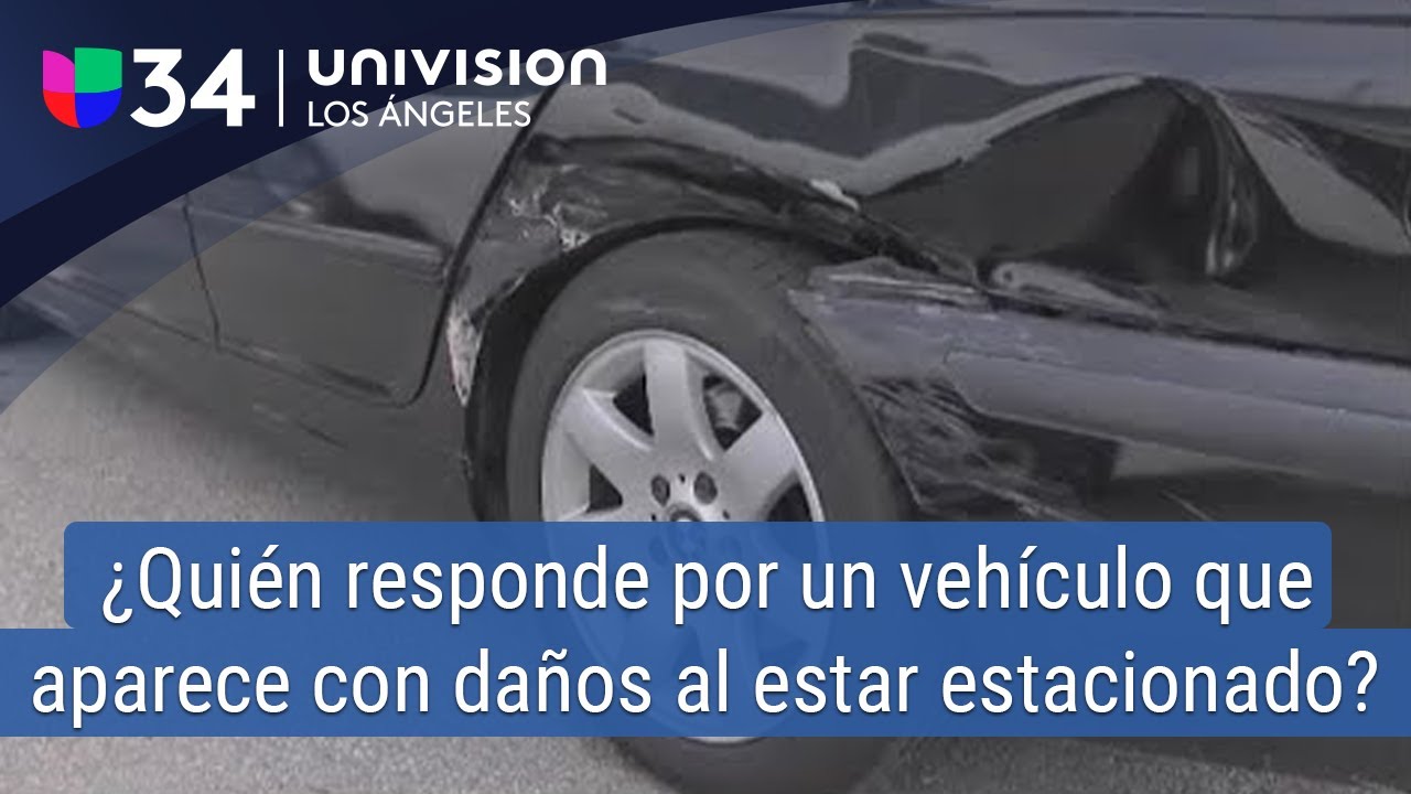 ¿Quién es responsable de la reparación de un vehículo que aparece con daños al dejarlo estacionado?