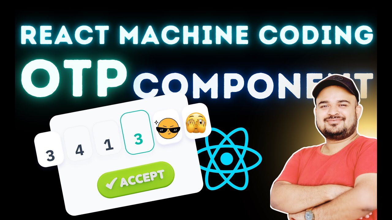 OTP Component ReactJS | React Machine Coding Round Interview Questions by Frontend Master #reactjs