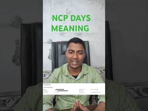 NCP DAYS IN PF Meaning #ncpdays #epfo #information #pf