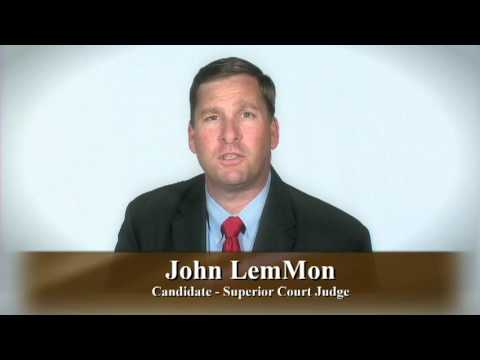 John LemMon for Sonoma County Superior Court Judge in 2010 campaign ad