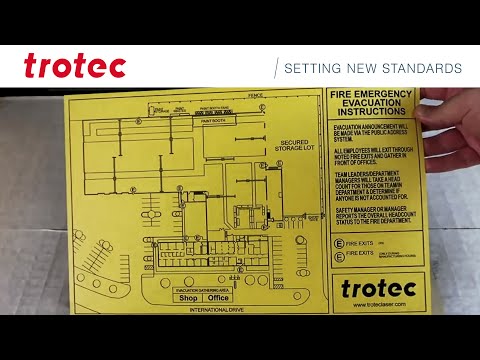 The perfect material for signage applications: TroLase | Trotec Laser