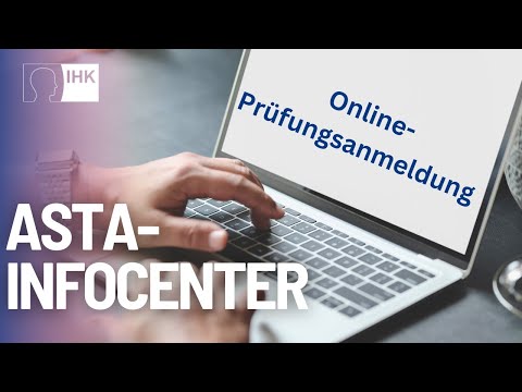 ASTA-Infocenter Tutorial: Online-PrĂĽfungsanmeldung