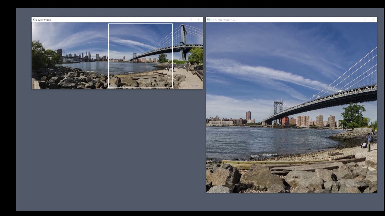 OpenCv Large Image Viewer