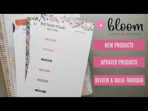 Bloom Daily Planner Review | New Planner Pads | Upadated Planners | New Products