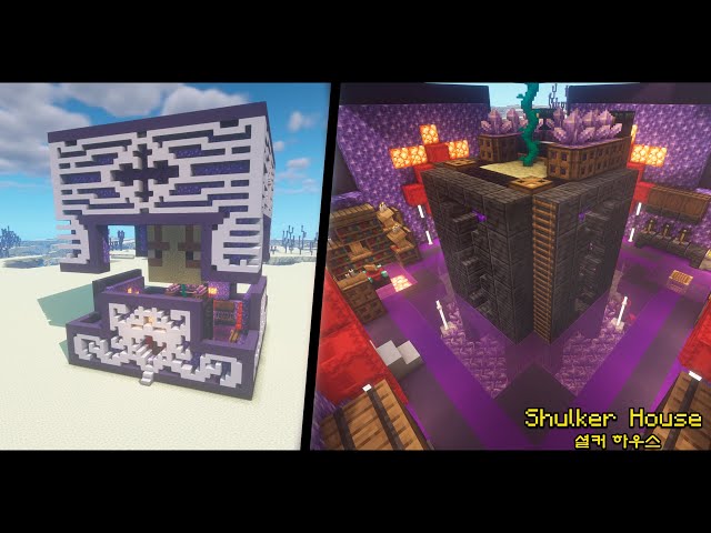 Shulker Box House Minecraft Map
