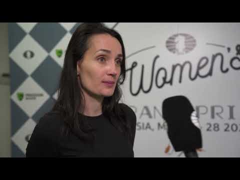 Interview with Kateryna Lagno | FIDE Women's Grand Prix in Nicosia | 2 Round