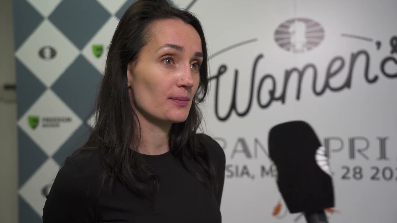 Interview with Kateryna Lagno| FIDE Women's Grand Prix in Nicosia | Round 2