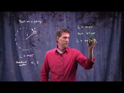 Angular Momentum - Ball on a String Part 2 | Physics with Professor Matt Anderson | M12-20