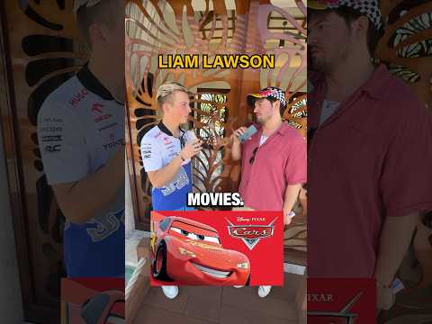 Liam Lawson wants to be in the next Cars movie #f1 #cars