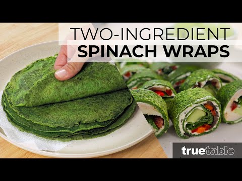 Two-Ingredient Spinach and Egg Wraps Recipe| Healthy, Protein-Packed, Low-Carb | Vegetarian option