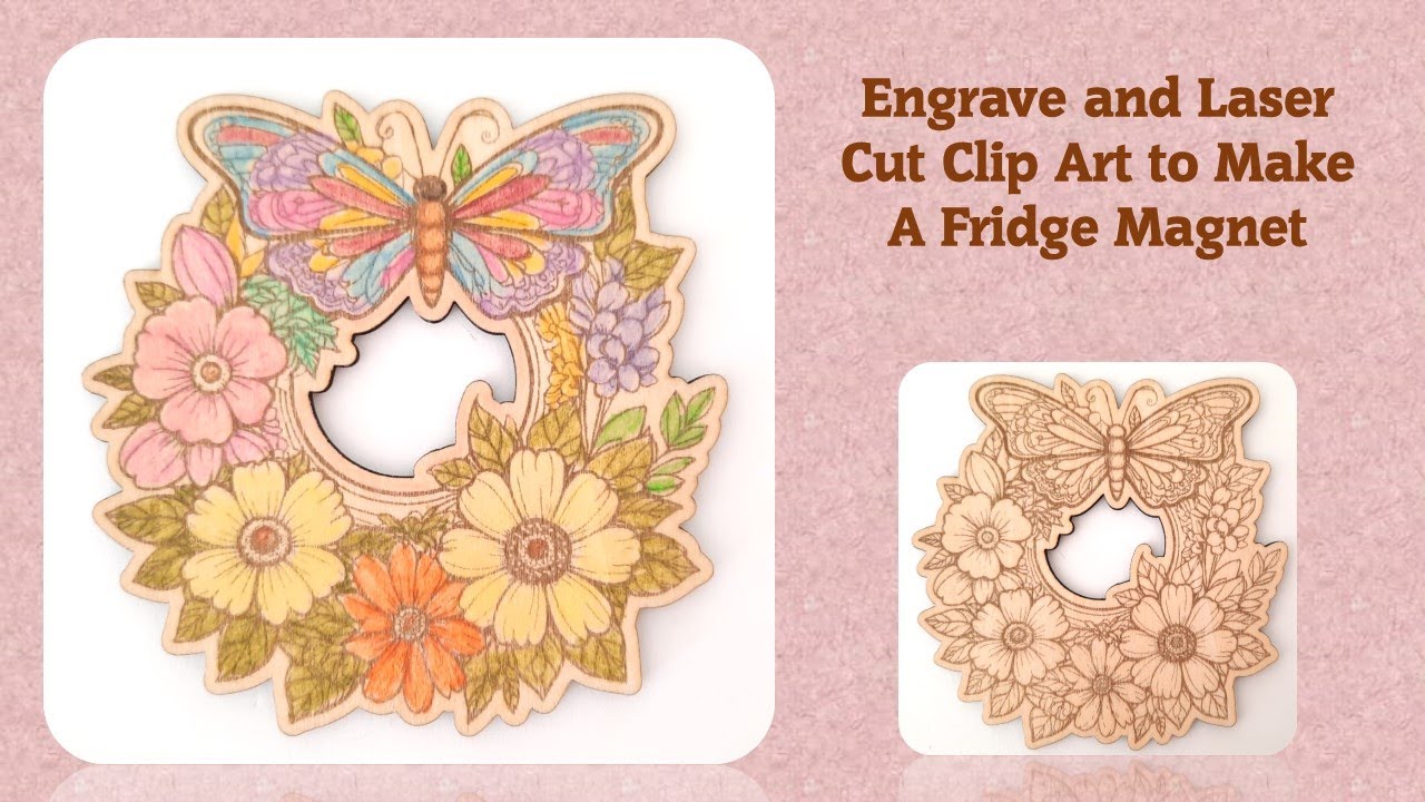 Create a Fridge Magnet from Clipart Using Your Laser