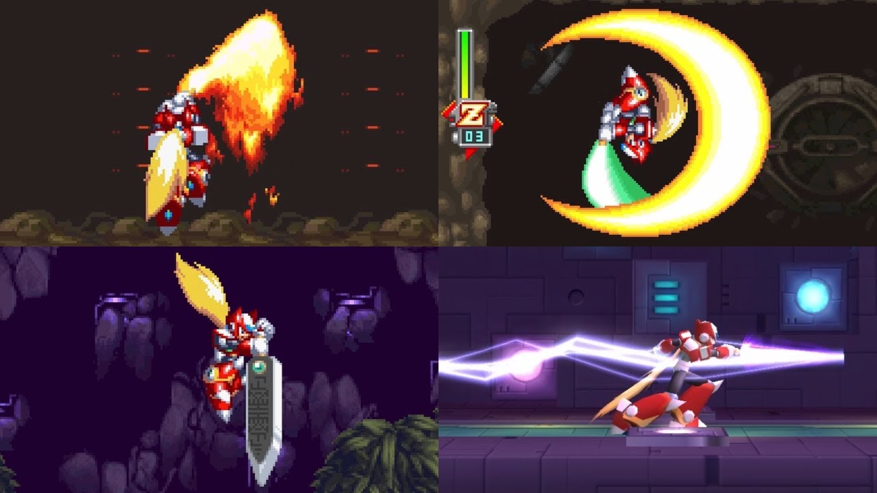 Zero's Techniques Demonstration - Mega Man X Series
