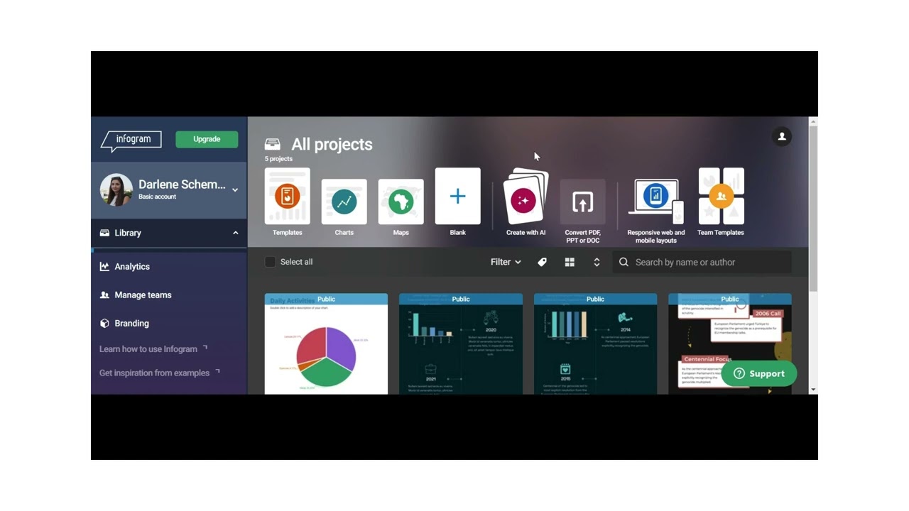 Tutorial for Infogram