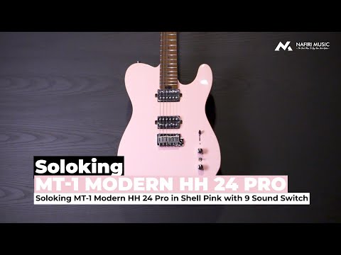 Electric Guitars Soloking MT-1 Modern HH 24 Pro In Shell Pink | Reverb