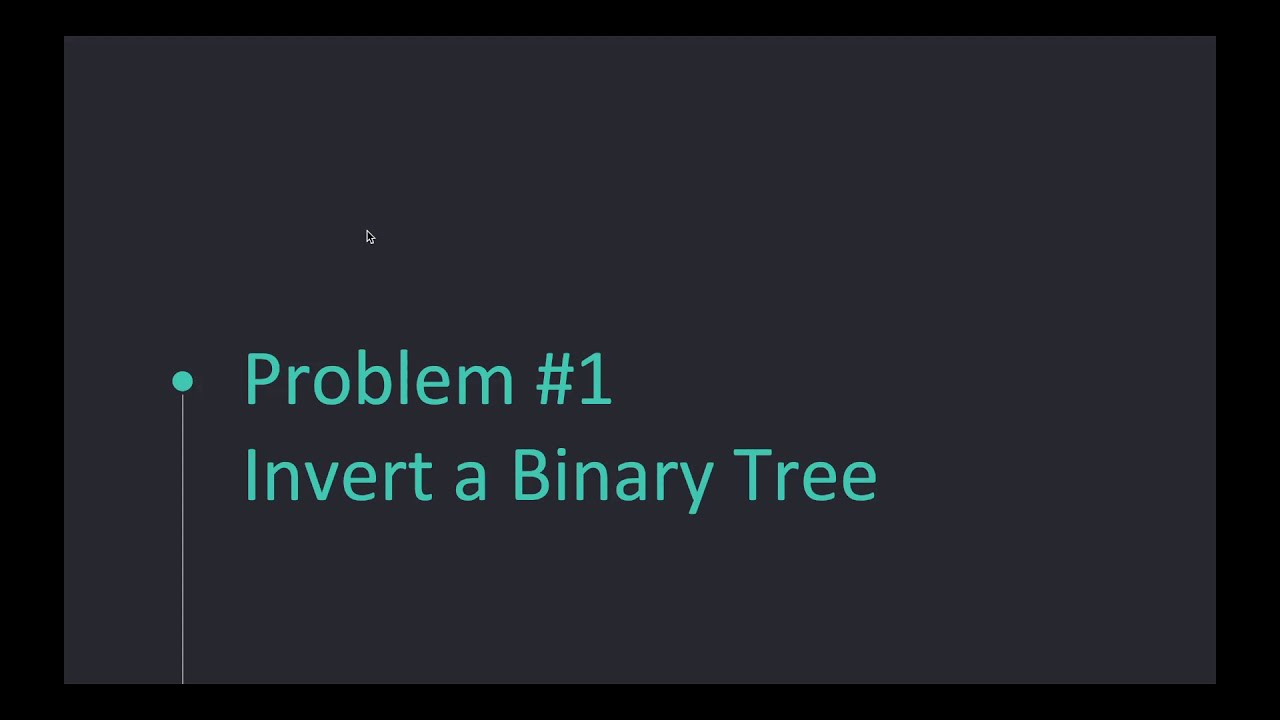 Invert a binary tree [Leetcode #226] | Solving any binary tree question