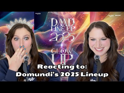 Reacting to DMD Line Up 2025 Glow Up | Domundi 2025
