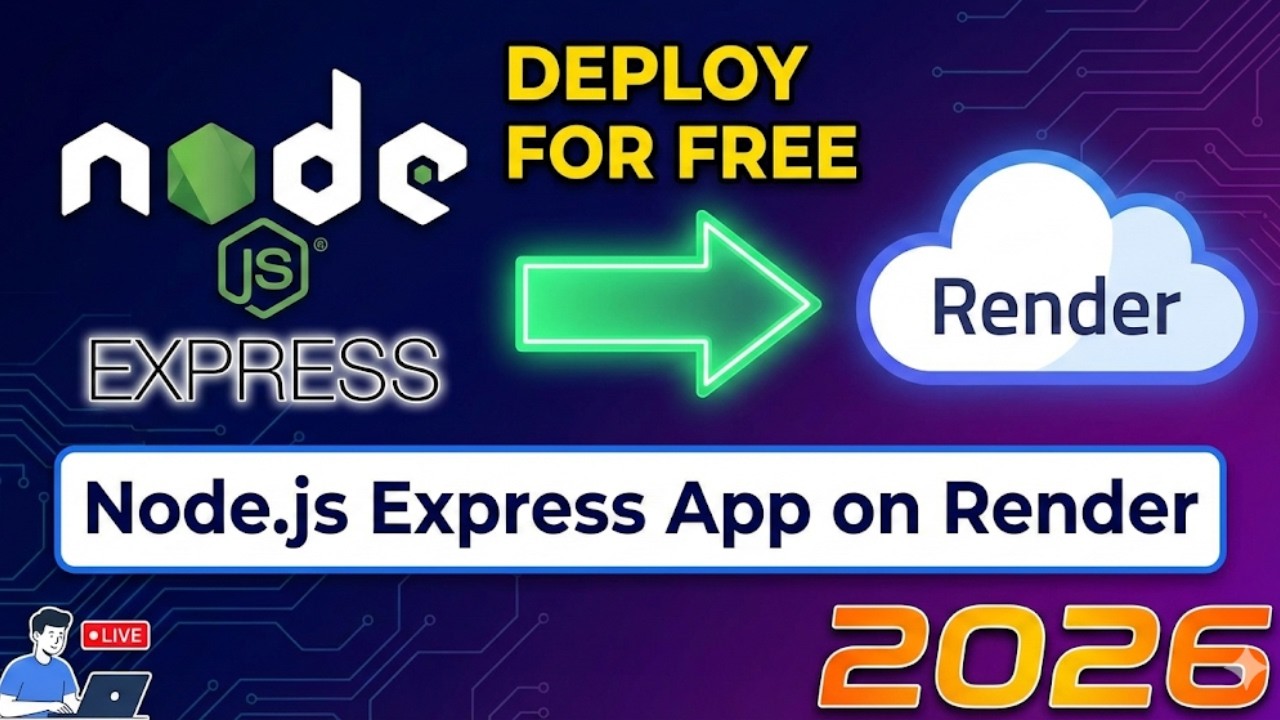 How to Deploy Node.js Express App on Render for FREE in 2026 | Step-by-Step Tutorial