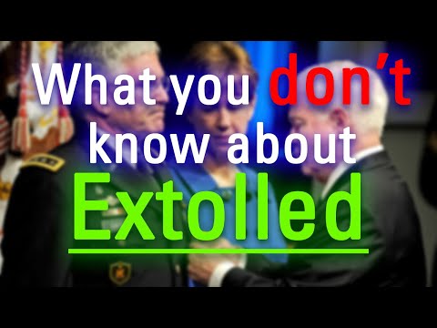 How Does Extolled Look? | How to Say Extolled in English? | What is Extolled?