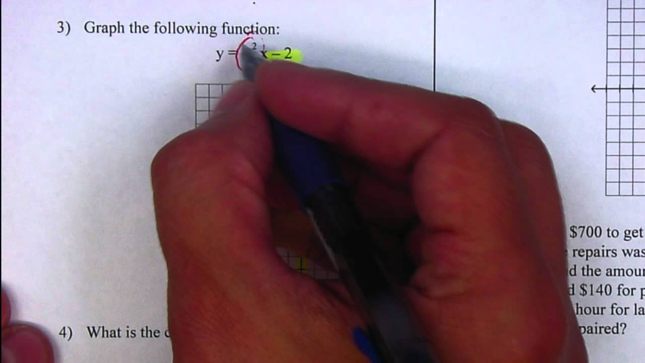 Algebra 2 Practice Test Unit 1 Part 1