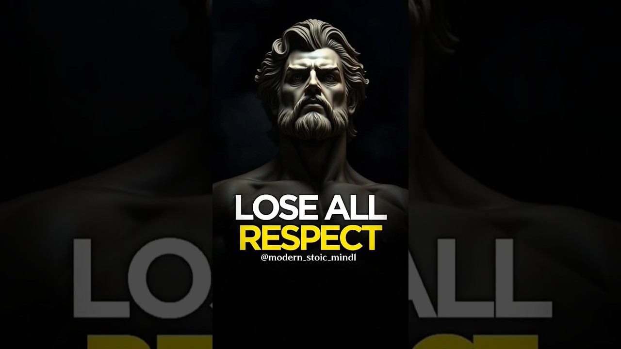 You Will Never Be Respected If You Do This | Modern Stoic #lifelessons #stoicism #respect #shorts