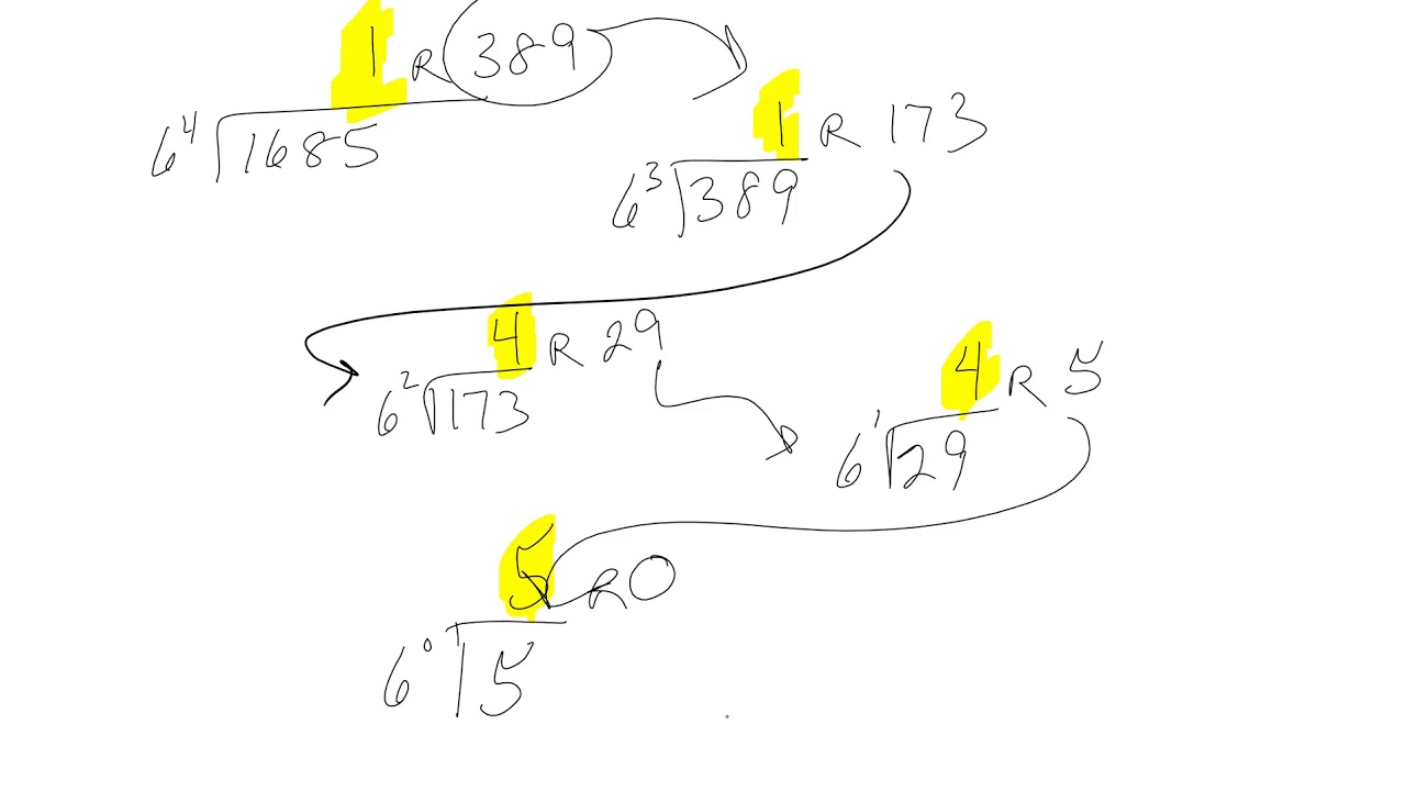 Converting Bases with Floor Functions