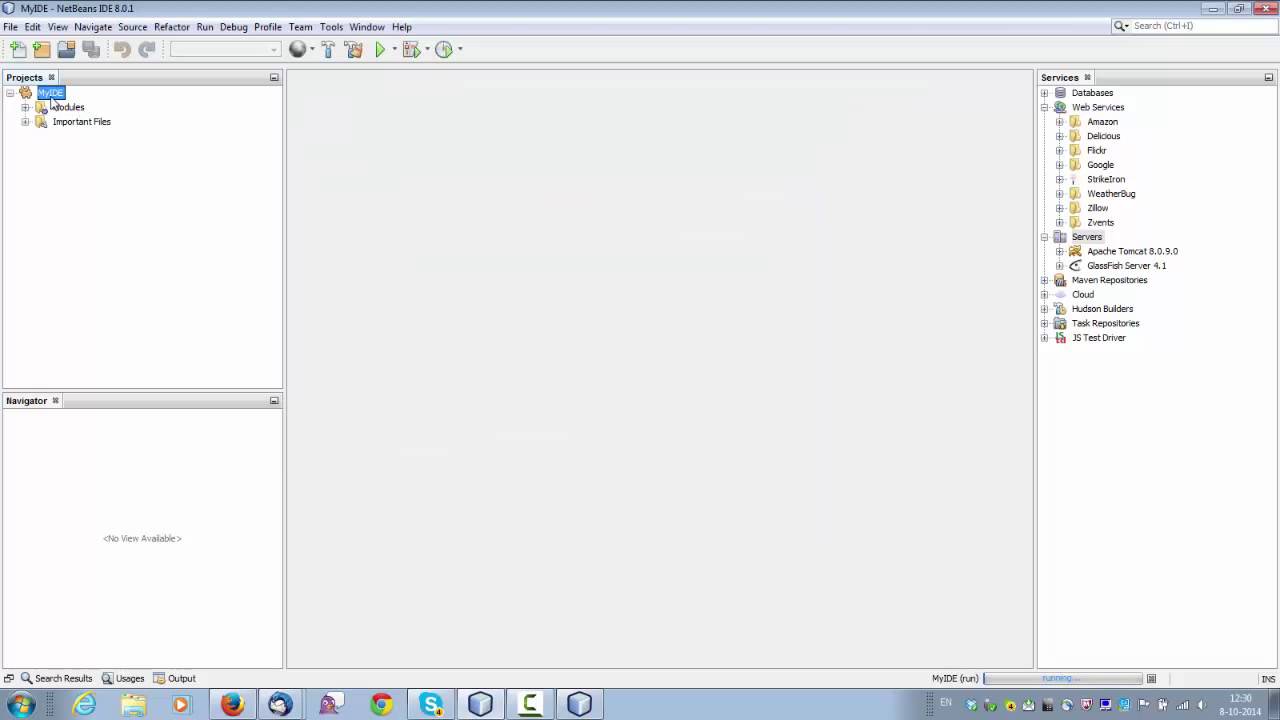 Creating an IDE on NetBeans IDE