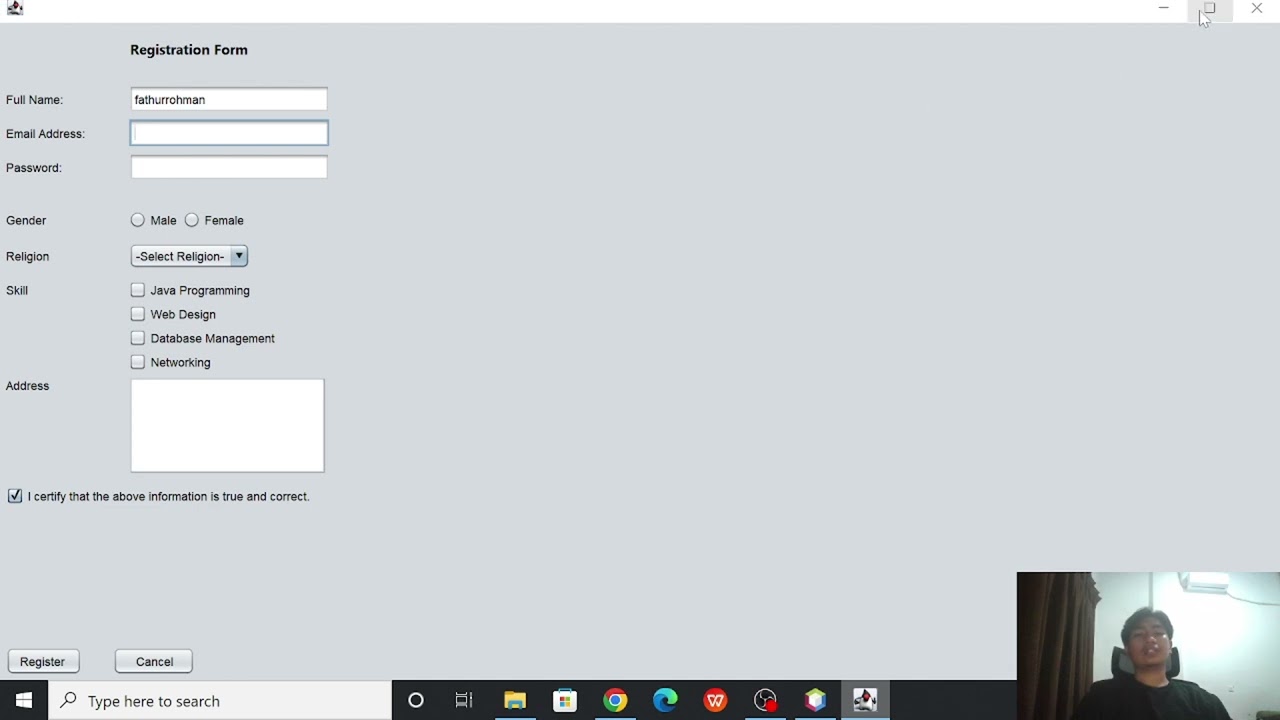 video uts pemrograman java