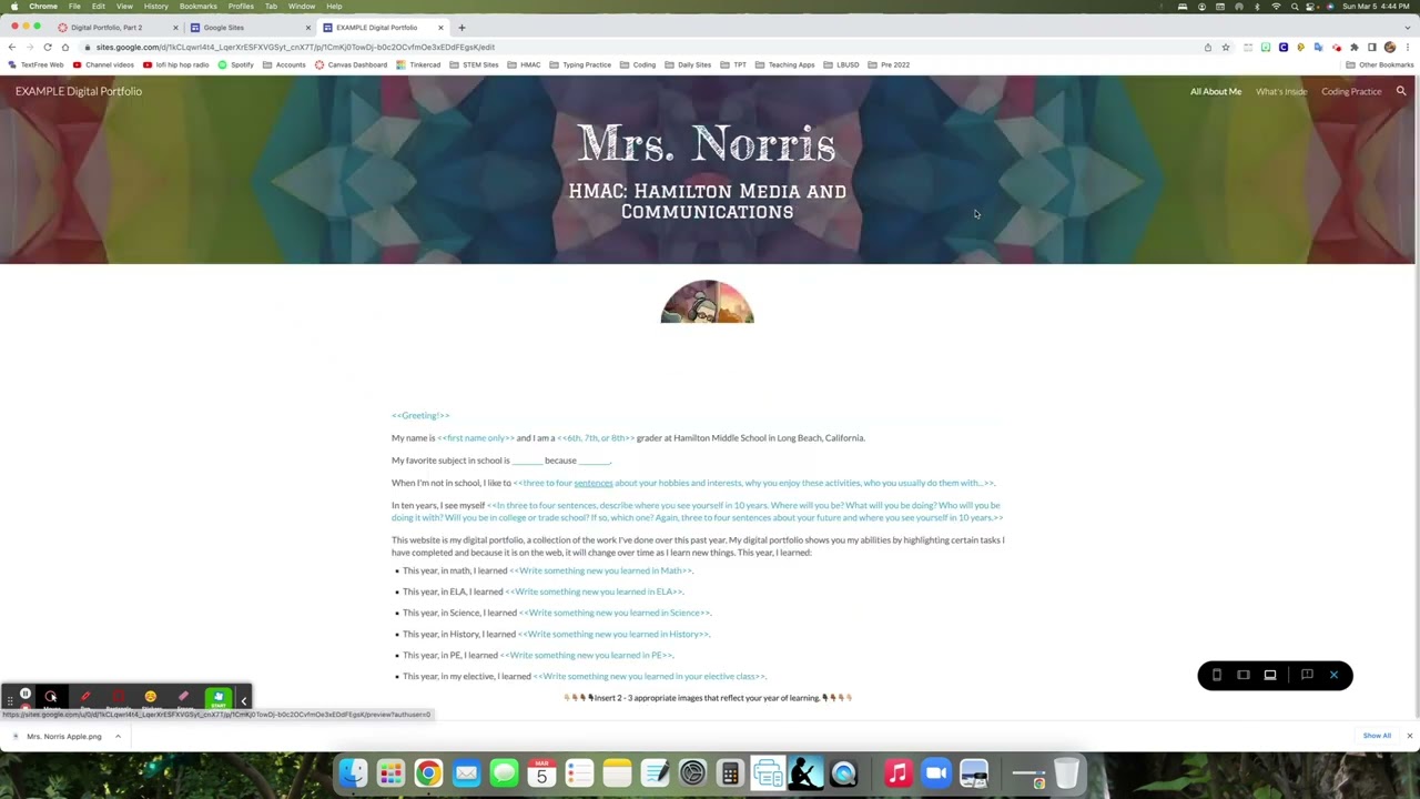 (2023) Digital Portfolio, Part 1: Setting Ourselves Up to Begin