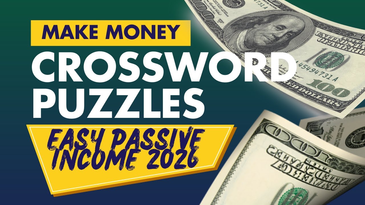 🎯 Easy Passive Income in 2026: How to Create a Crossword Puzzle (FREE software)
