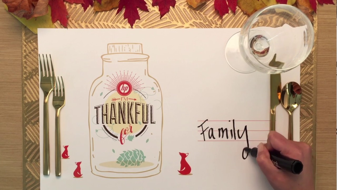 Printable Thanksgiving Placemat