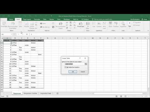 How to Analyze Survey Data Part 1 - Unpivot Data with Power Query