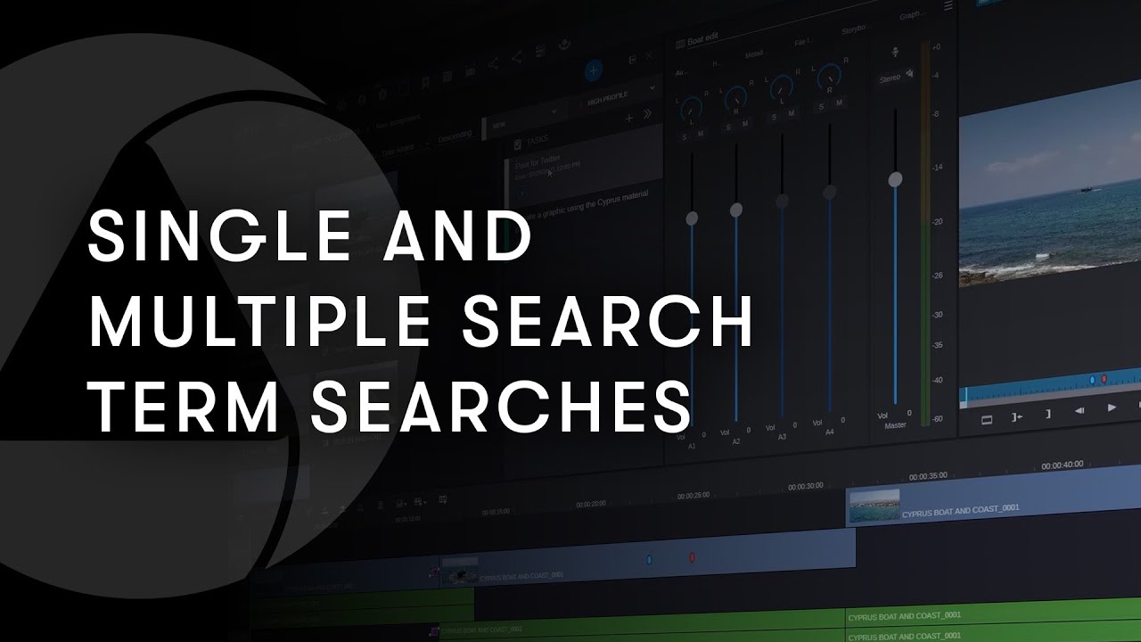 MediaCentral Quick Tips — Single and Multiple Search Terms