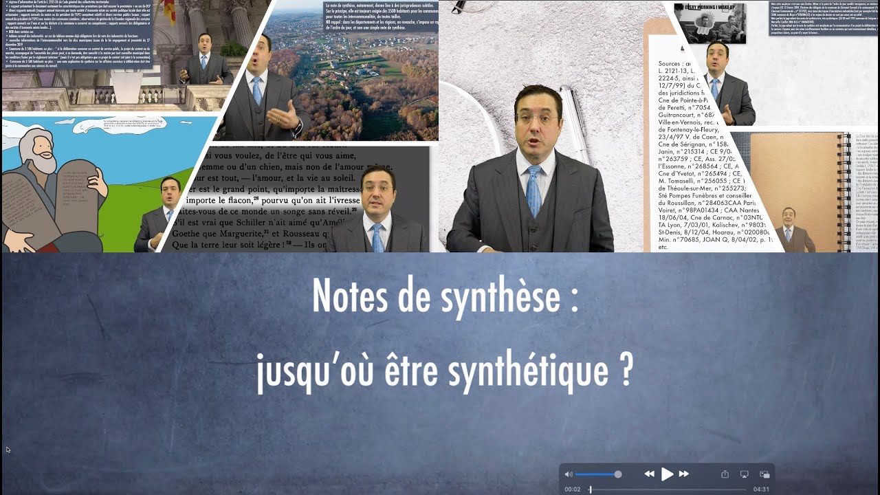 Notes de synthèse : jusqu’où être synthétique ?