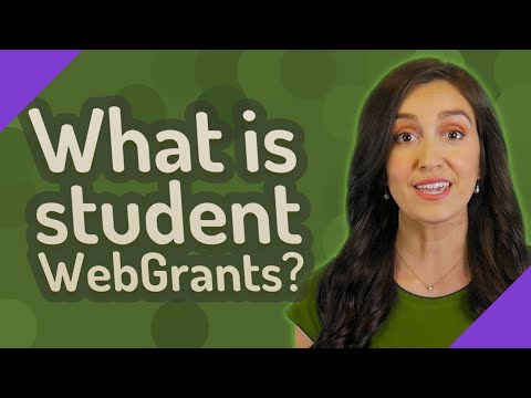 What is student WebGrants?