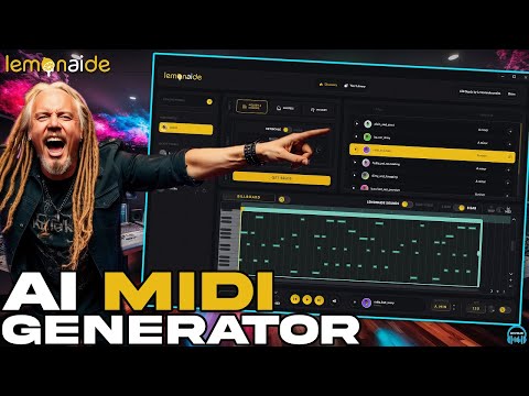 AI MIDI Generator 🍋 Lemonaide (App and Plugin Bridge)