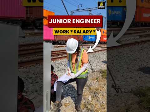 रेलवे जूनियर इंजीनियर वेतन ❓❓ #shorts #salary