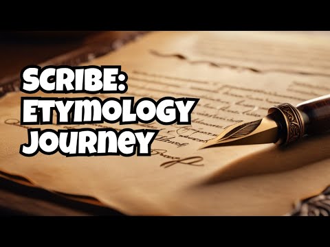 How 'Scribe' Carved Its Way into English: learn english, improve english vocabulary, english