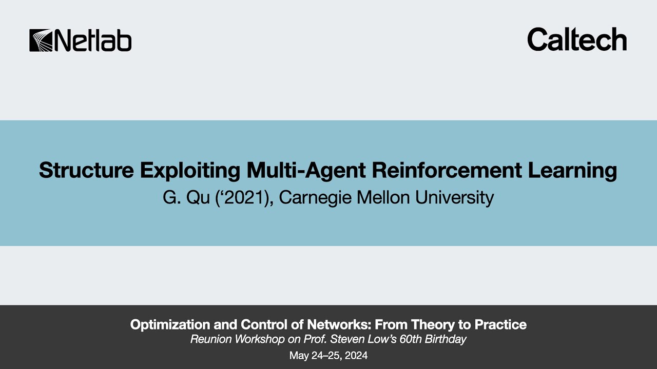 Structure Exploiting Multi-Agent Reinforcement Learning