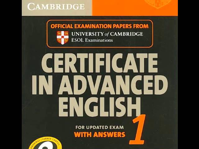 Cambridge Certificate in Advanced English (CAE) 1 with Answers and Audio