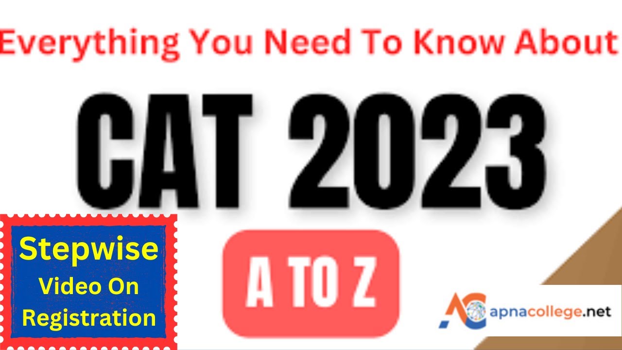 CAT 2023 registration starts: How to fill CAT form? Step by step guide I CAT Website I Eligibility