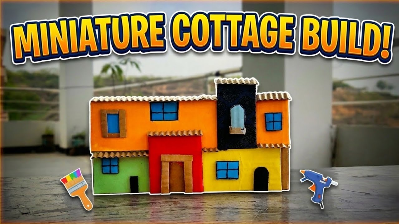 The Most Satisfying Cardboard House Build You’ll See Today ✂️