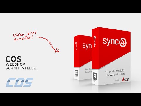sync4 die Schnittstelle für Ihre COS Software und Ihren Onlineshop
