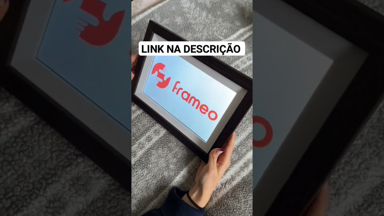 Quadro digital Frameo. Memórias digitais que aquecem o coração. 📸✨