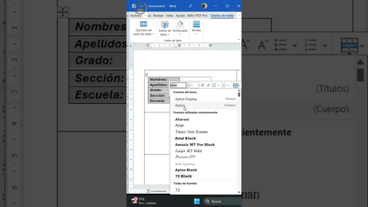 🎨 Learn how to create nameplate stickers in Word