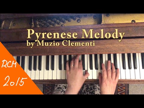 RCM 1 Piano Repertoire - Pyrenese Melody by Muzio Clementi