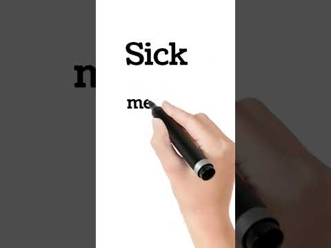 sick meaning in hindi || sick ka matlab kya hota hai || #shorts